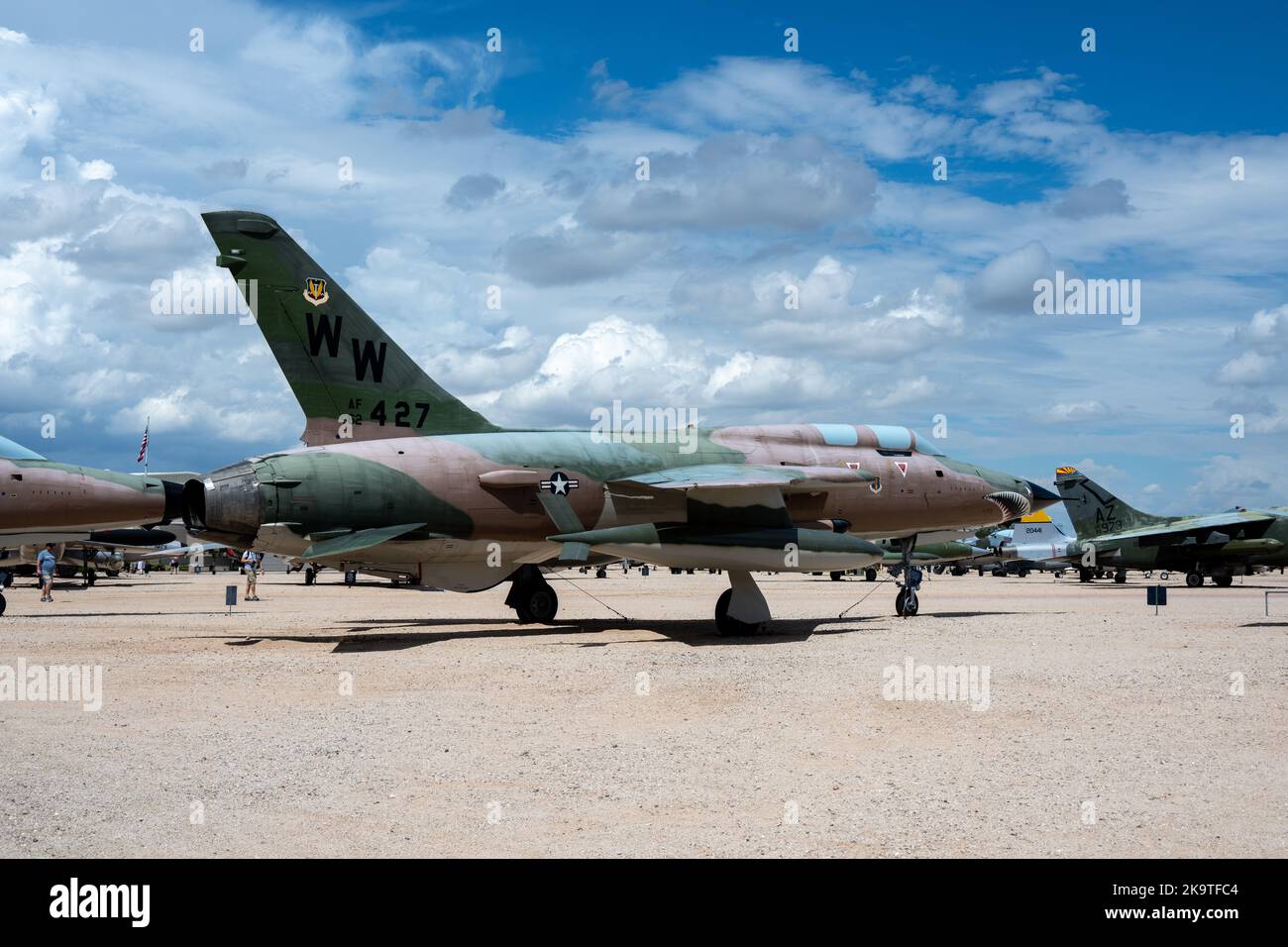 Republic F-105G Thunderchief Stock Photo - Alamy