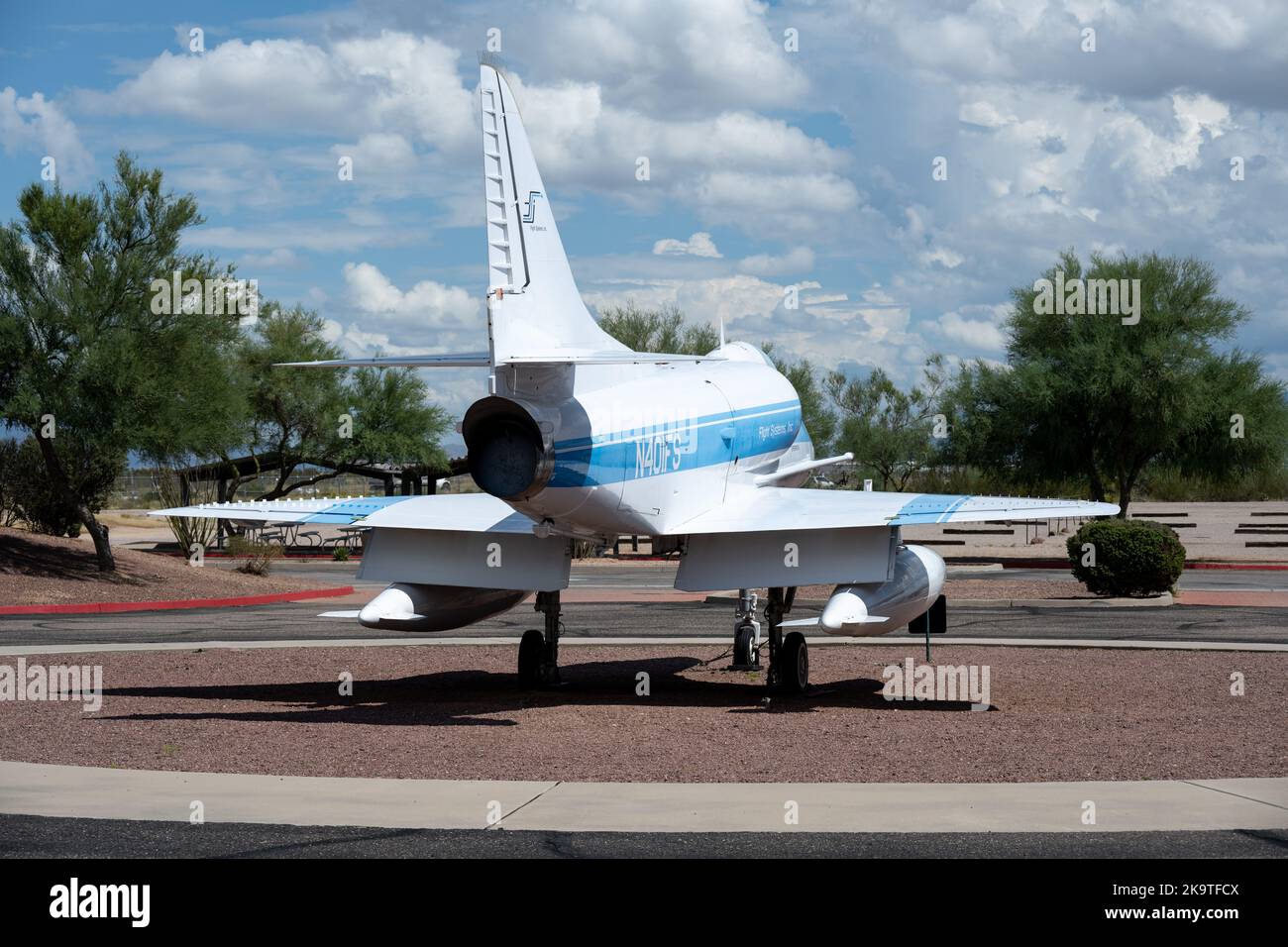 Douglas A-4 Skyhawk on display at the Pima Air and Space Museum Stock ...