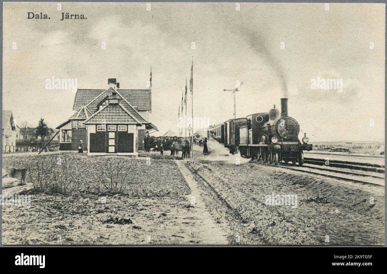 Dala Järna station Stock Photo - Alamy