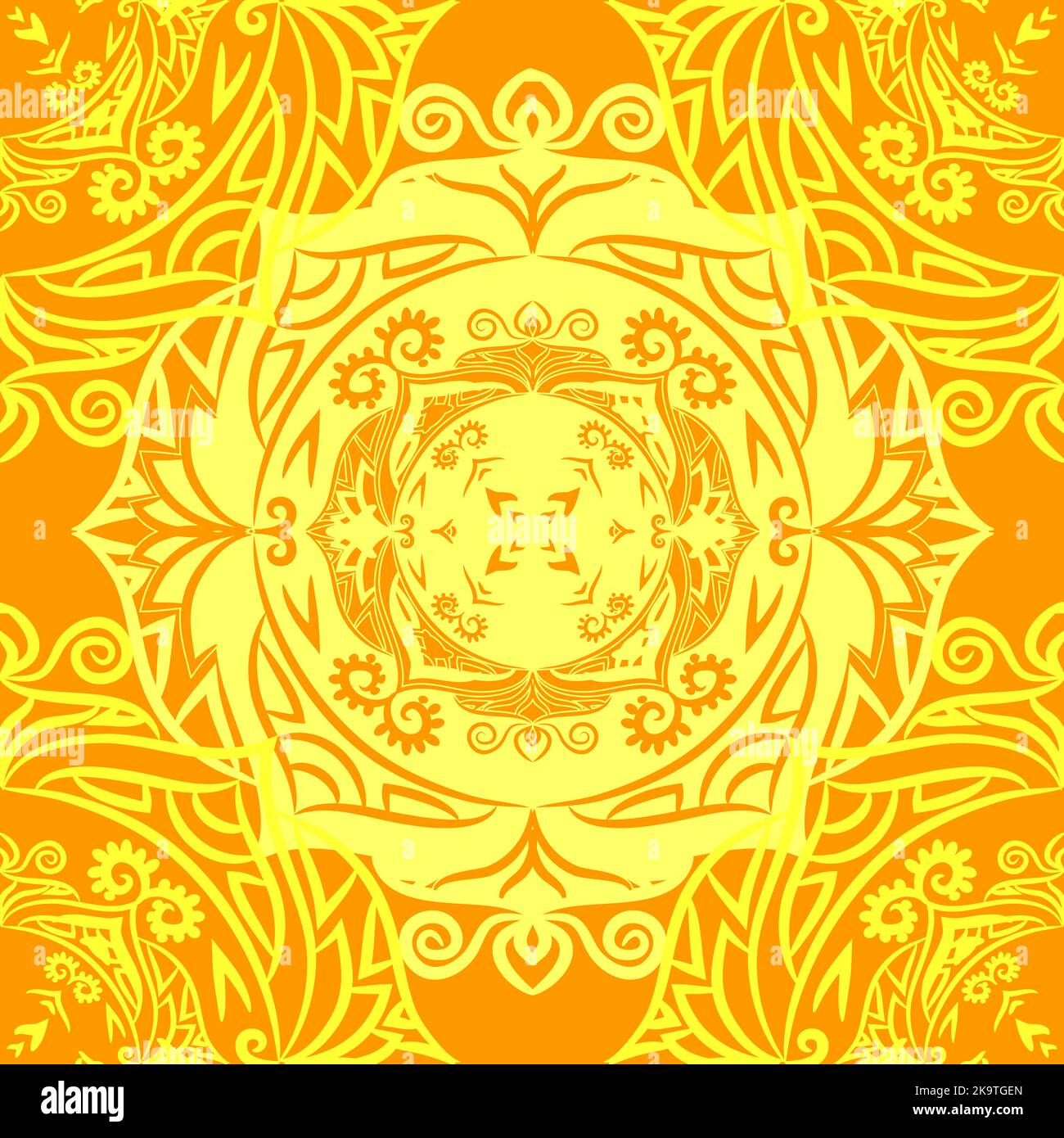 Abstract ornaments, seamless decorative pattern. Vector illustration ...