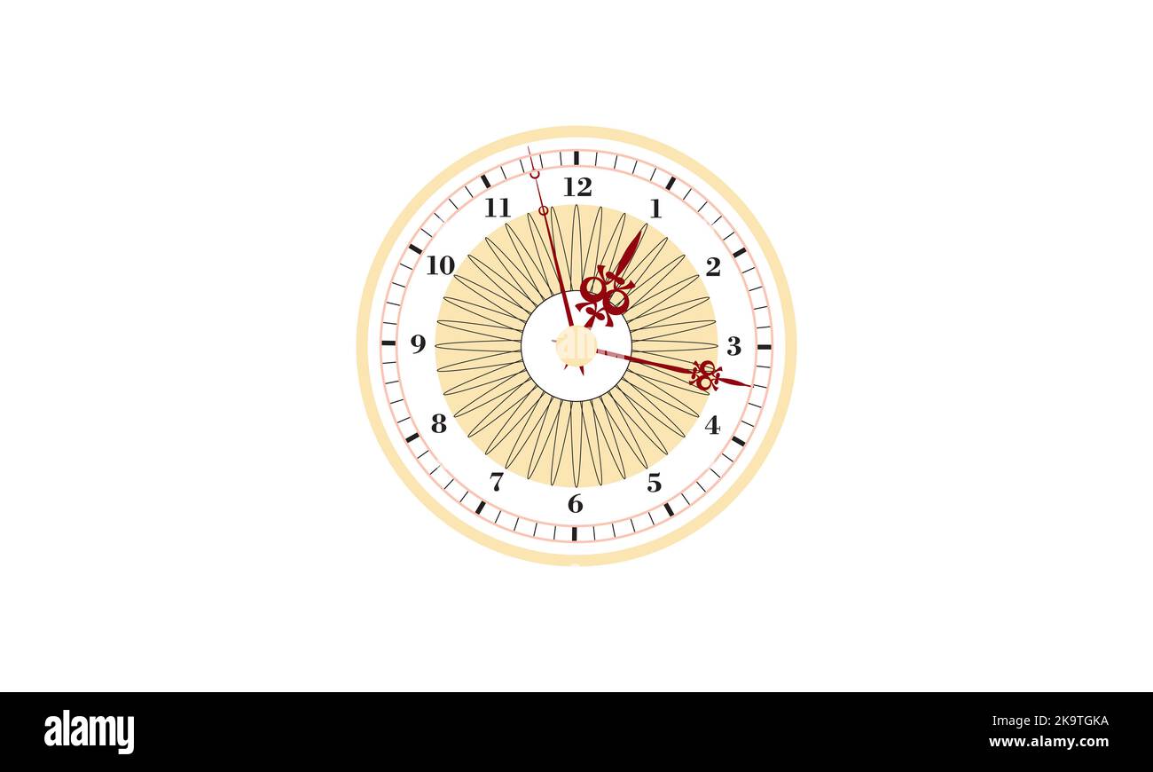 Retro clock watch face, ornate watch and antic watches design with ...