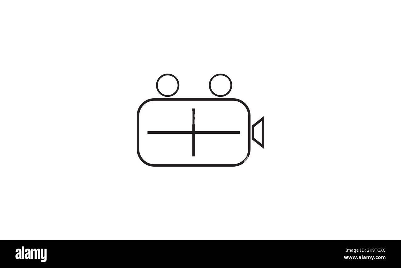 movie camera icon. Entertainment symbol template for graphic and web ...