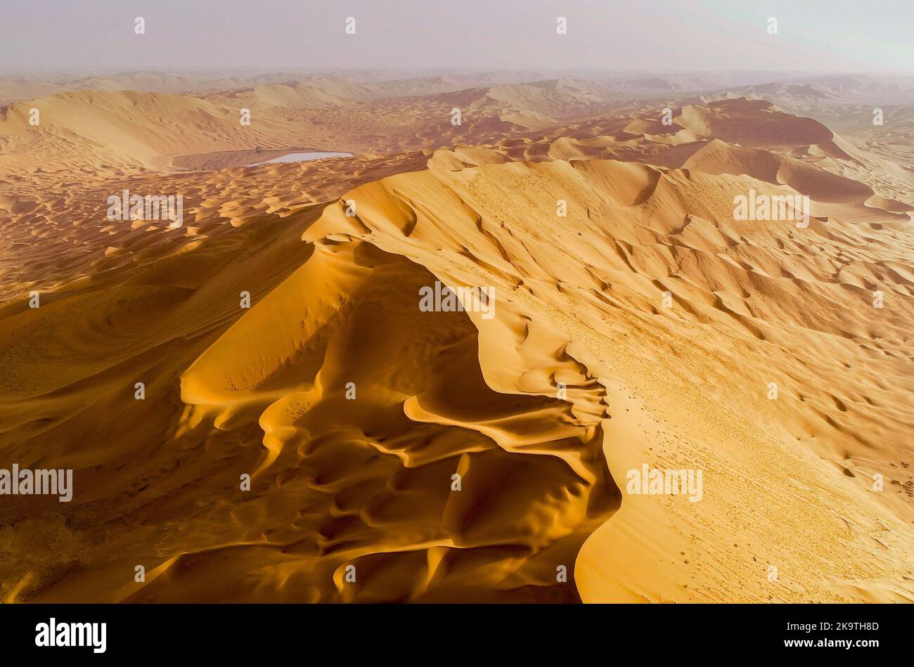 ALXA, CHINA - MAY 4, 2020 - A view of Birutusha Peak in the Badain ...