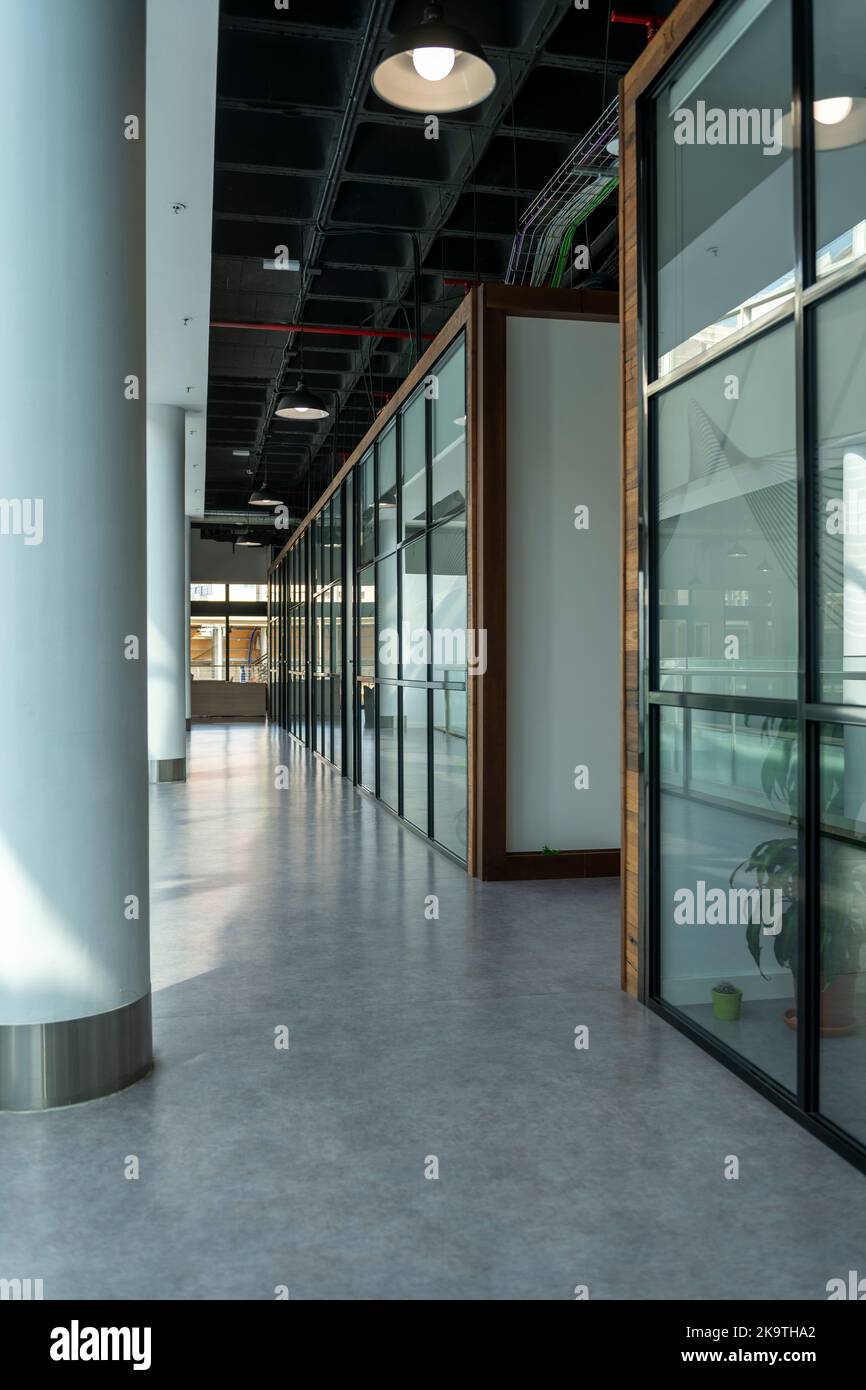 Modern co-working office interior, Alicante, Spain Stock Photo - Alamy