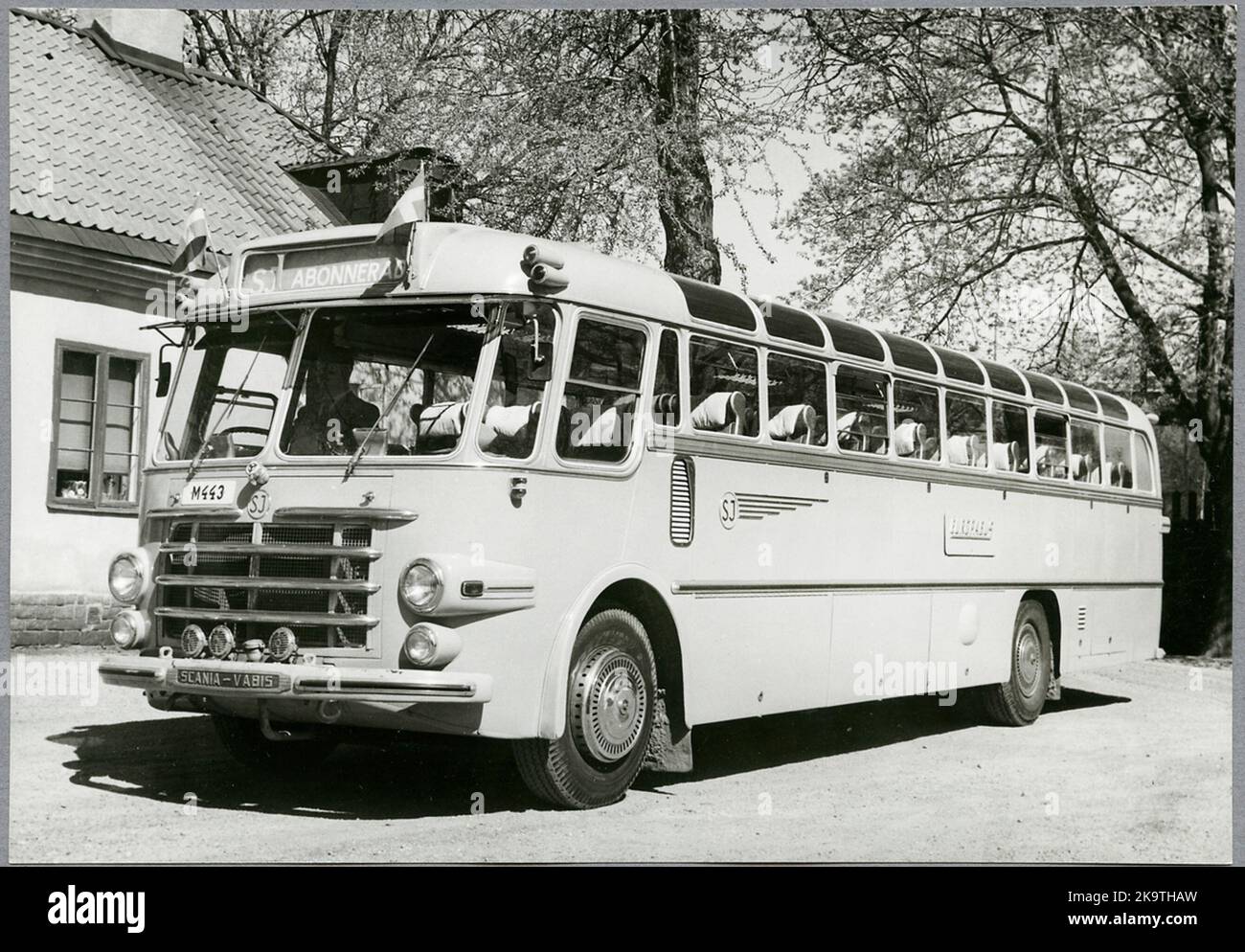Scania-Vabis B63S. European bus. State Railways, SJ Bus 2284 Stock ...