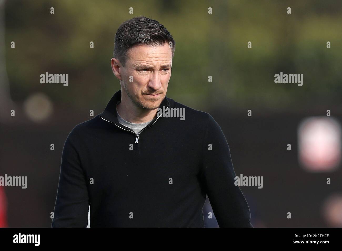 Woking manager Stuart Maynard during Dagenham & Redbridge vs Wealdstone ...