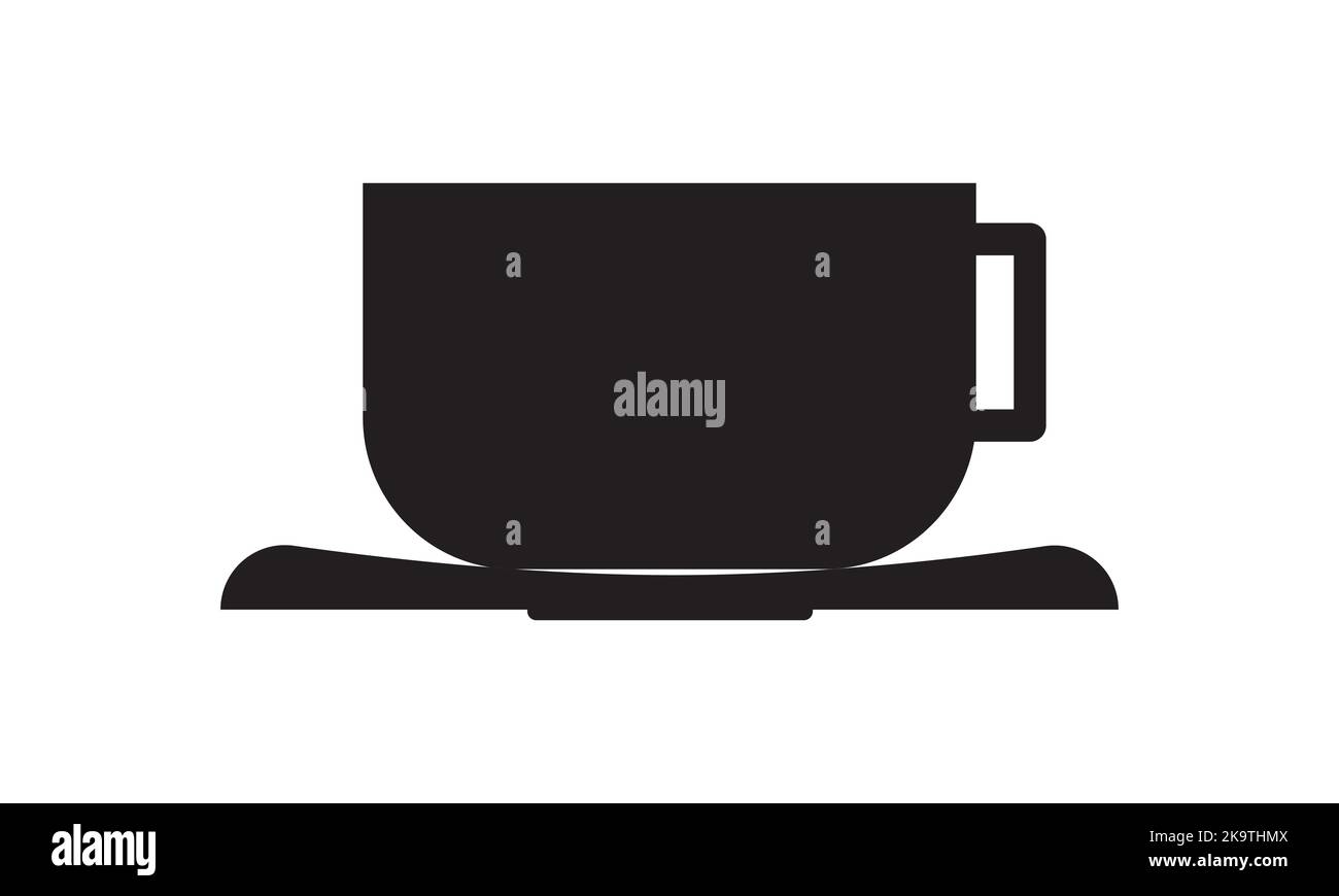 Tea Cup Black Vector at Melissa Bishop blog