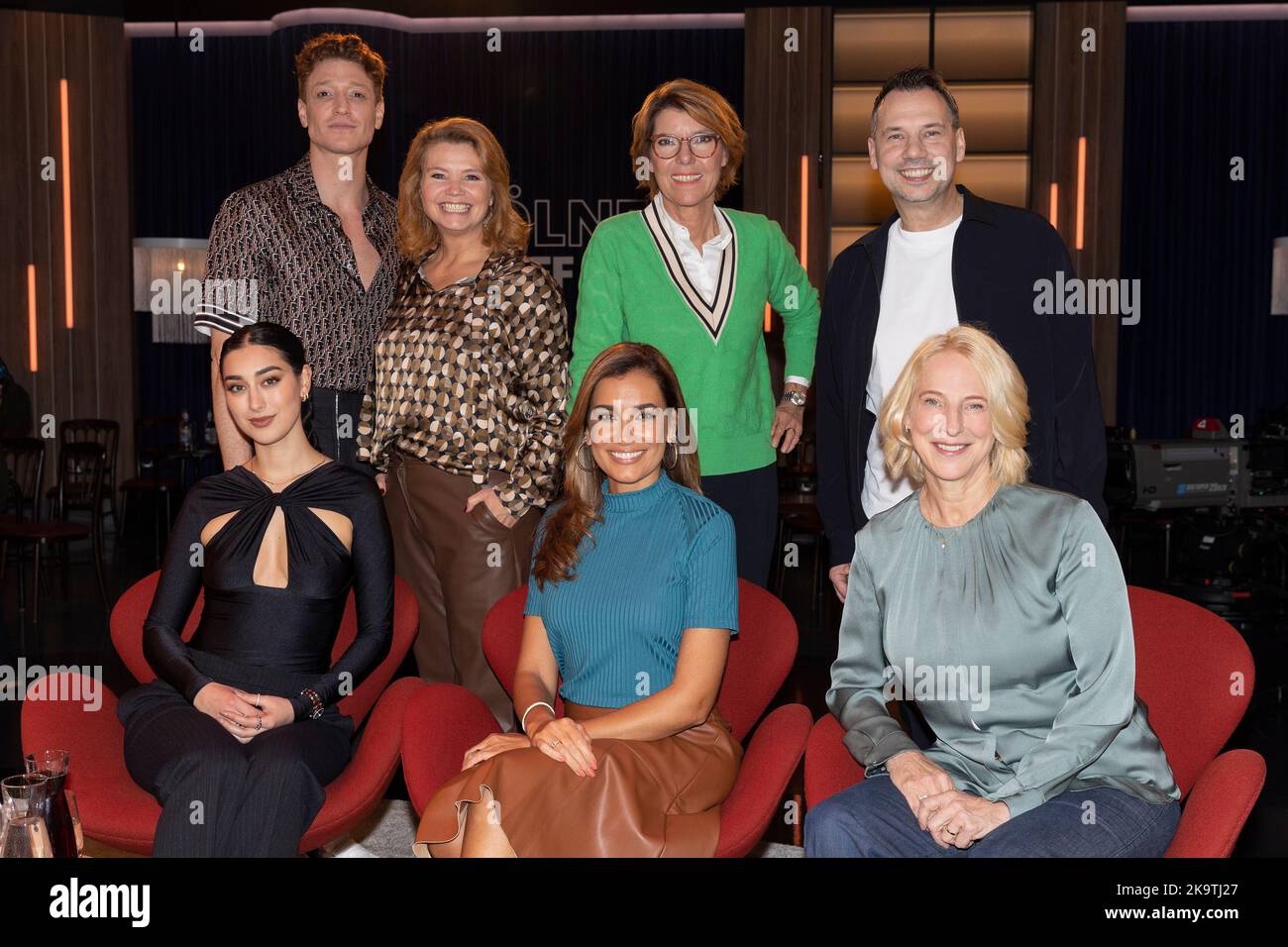 From left to right, back row: actor Daniel DONSKOY, actress and ...