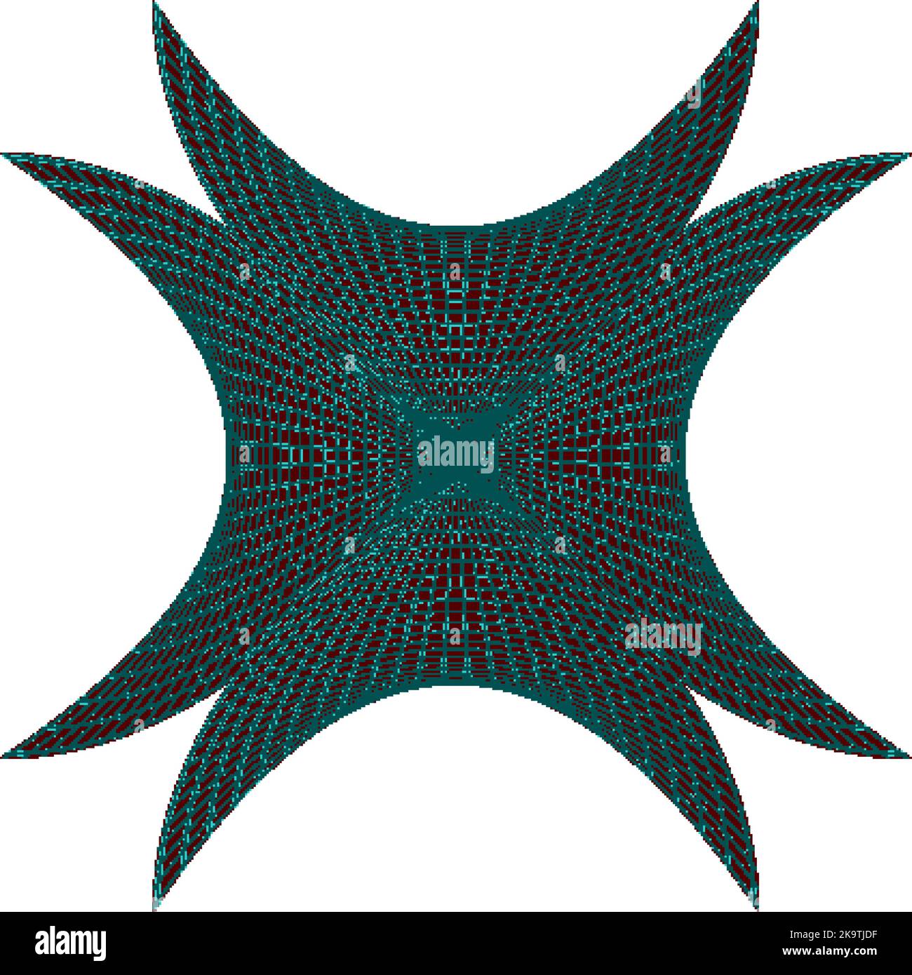 Abstract geometric shape of lines. Element for design Stock Vector ...