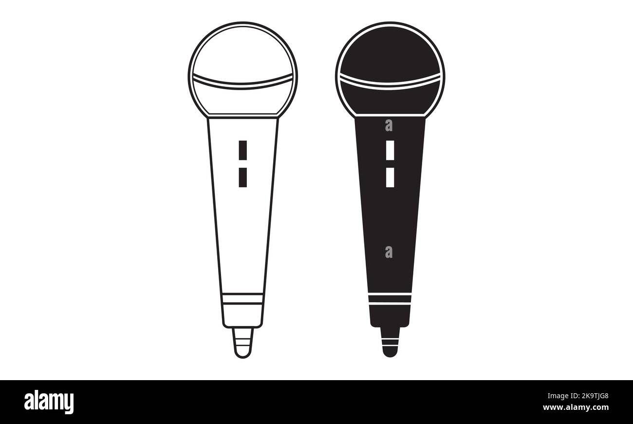 Record Microphone vector icon. The symbol microphone for web site ...