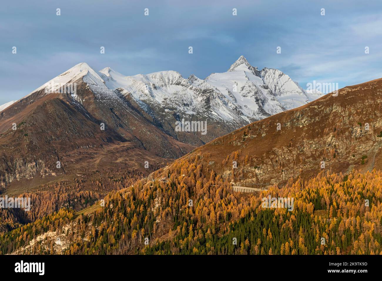 Breathtaking View on Grossglockner Summit, with Grossglockner High ...