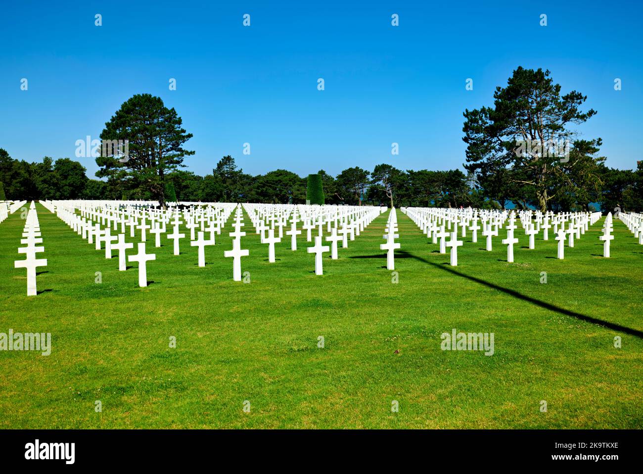Colleville sur Mer. France. The Normandy American Cemetery and Memorial ...