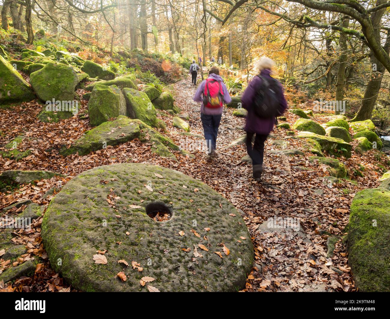 Longshaw estate padley gorge walk hi-res stock photography and images ...