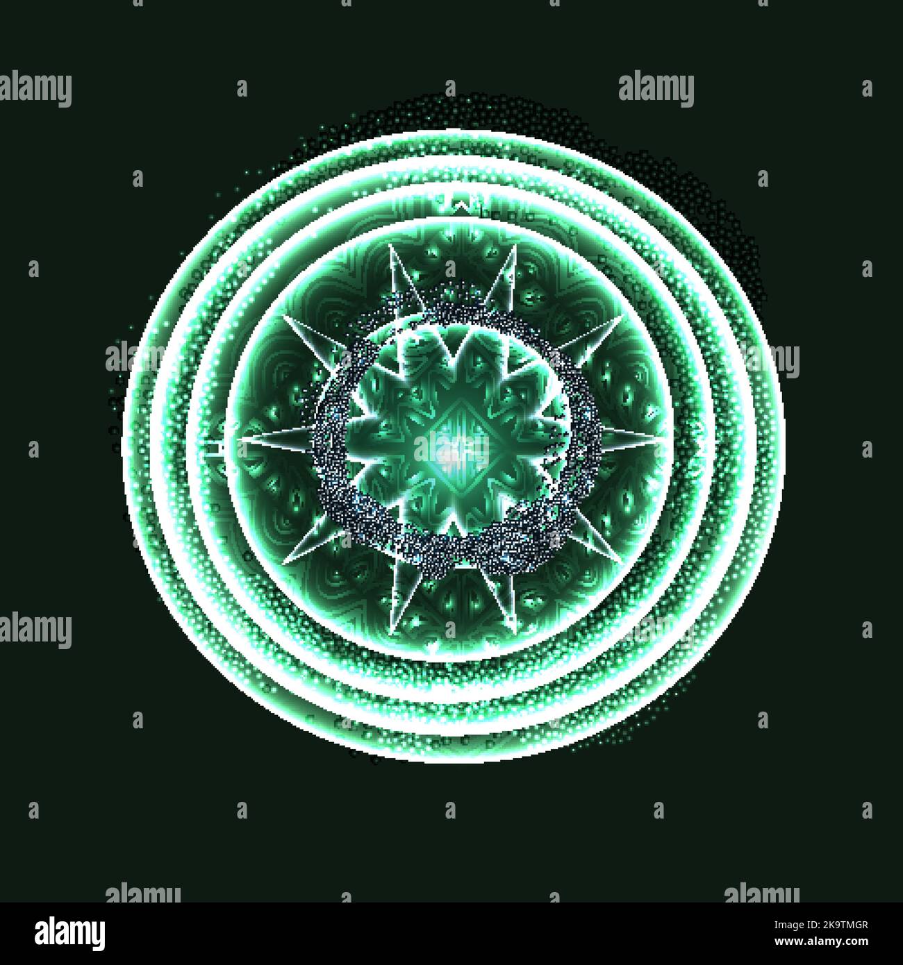 Ornamental card with mandala. Vintage decorative elements. Hand drawn ...