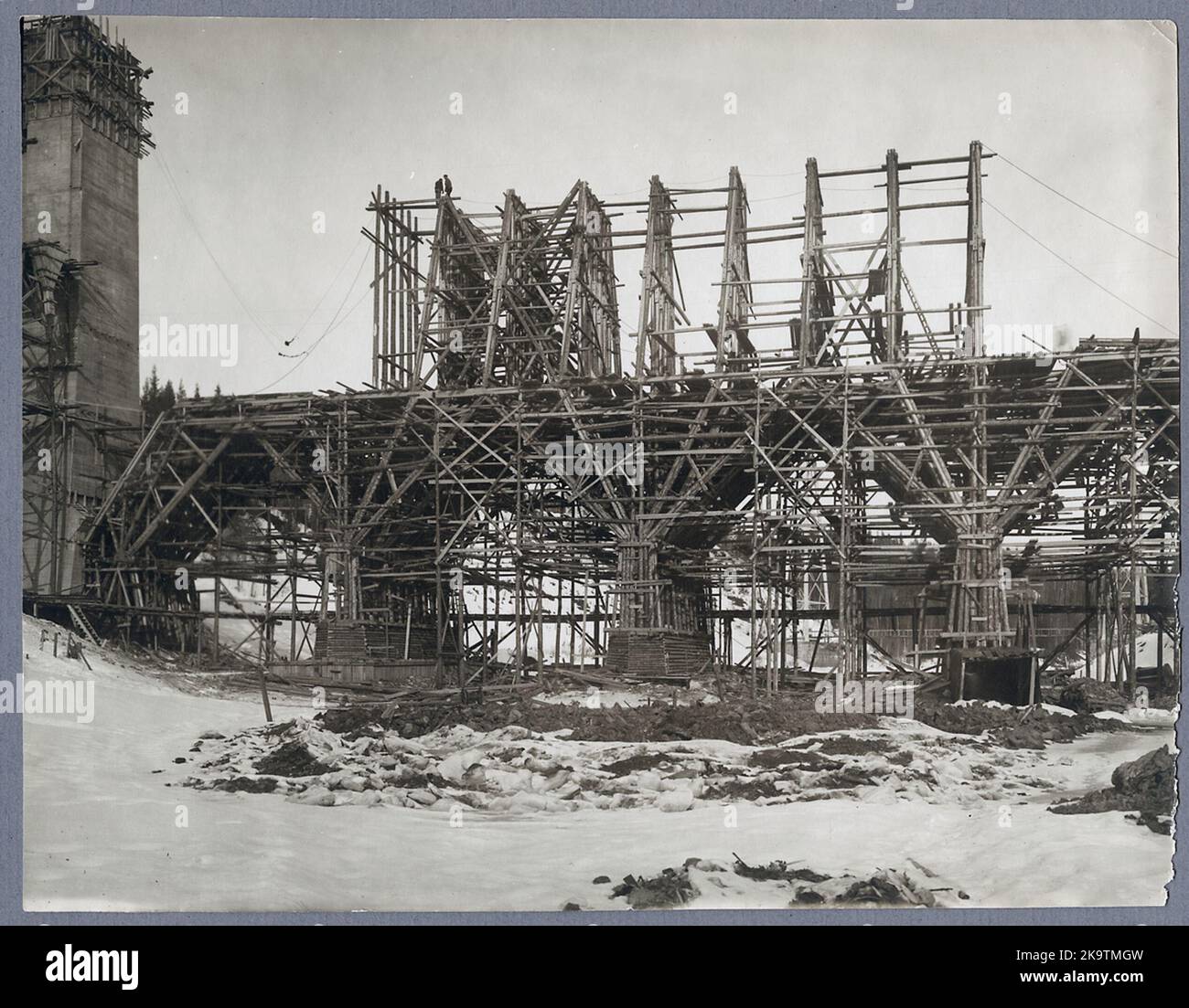 Bridge construction of the Öre River Bridge Stock Photo - Alamy