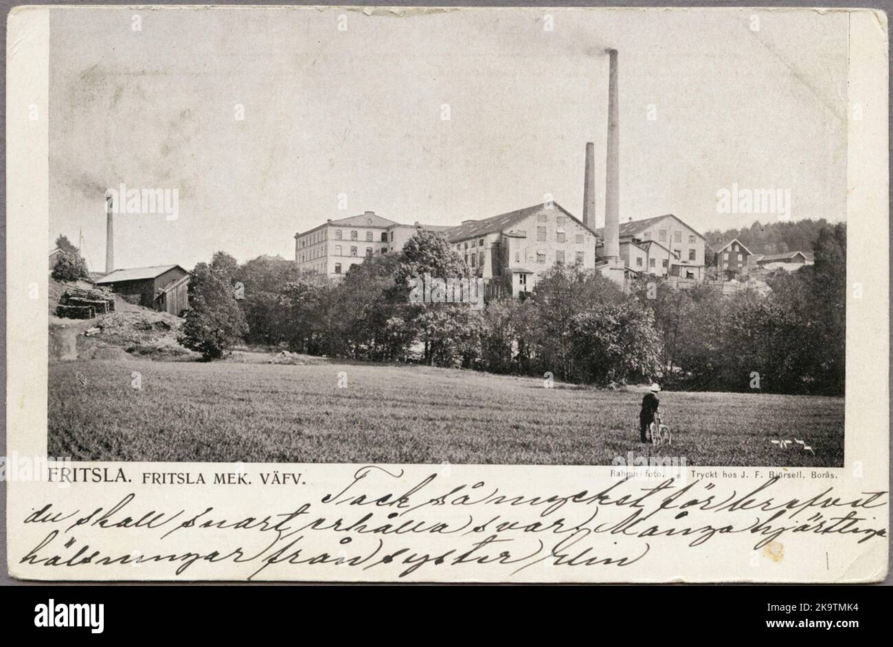 Textile industry in Fritsla Stock Photo - Alamy