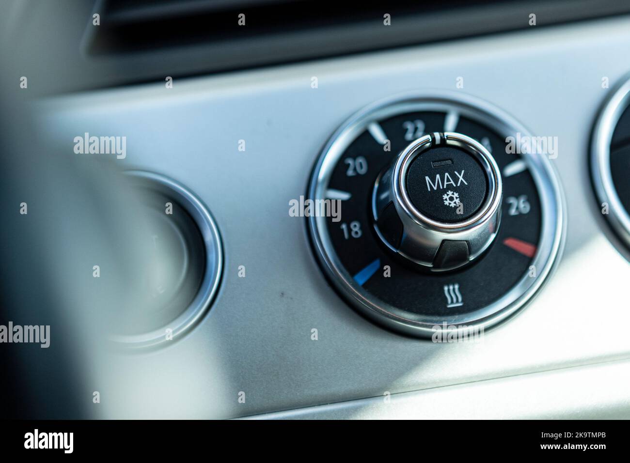 Detail of Car temperature control buttons Stock Photo - Alamy