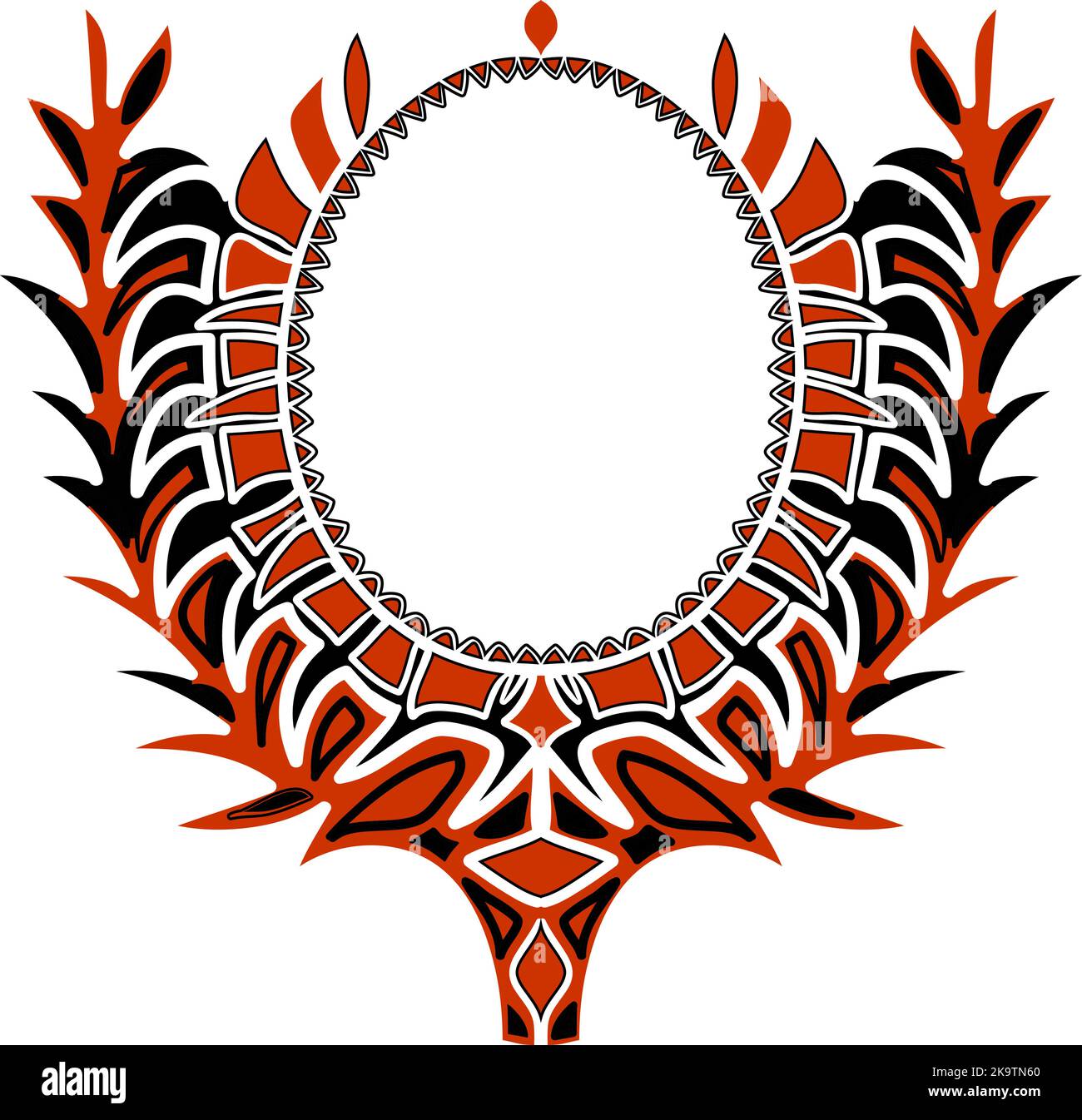 Hand drawn vector illustration. Vintage frame with curly decorative ...