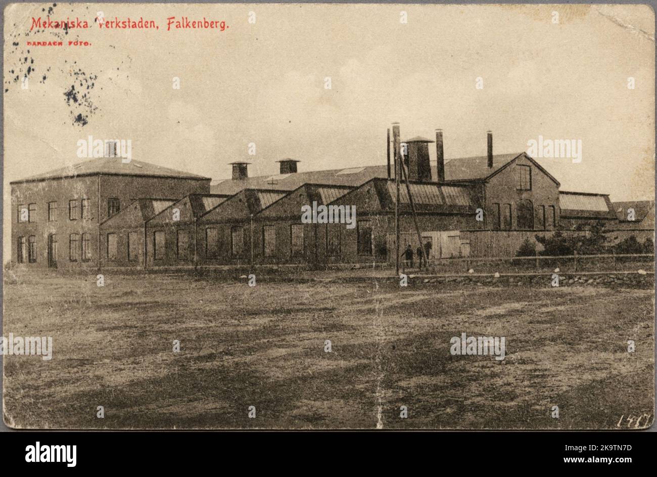 Mechanical workshop, Falkenberg Stock Photo - Alamy