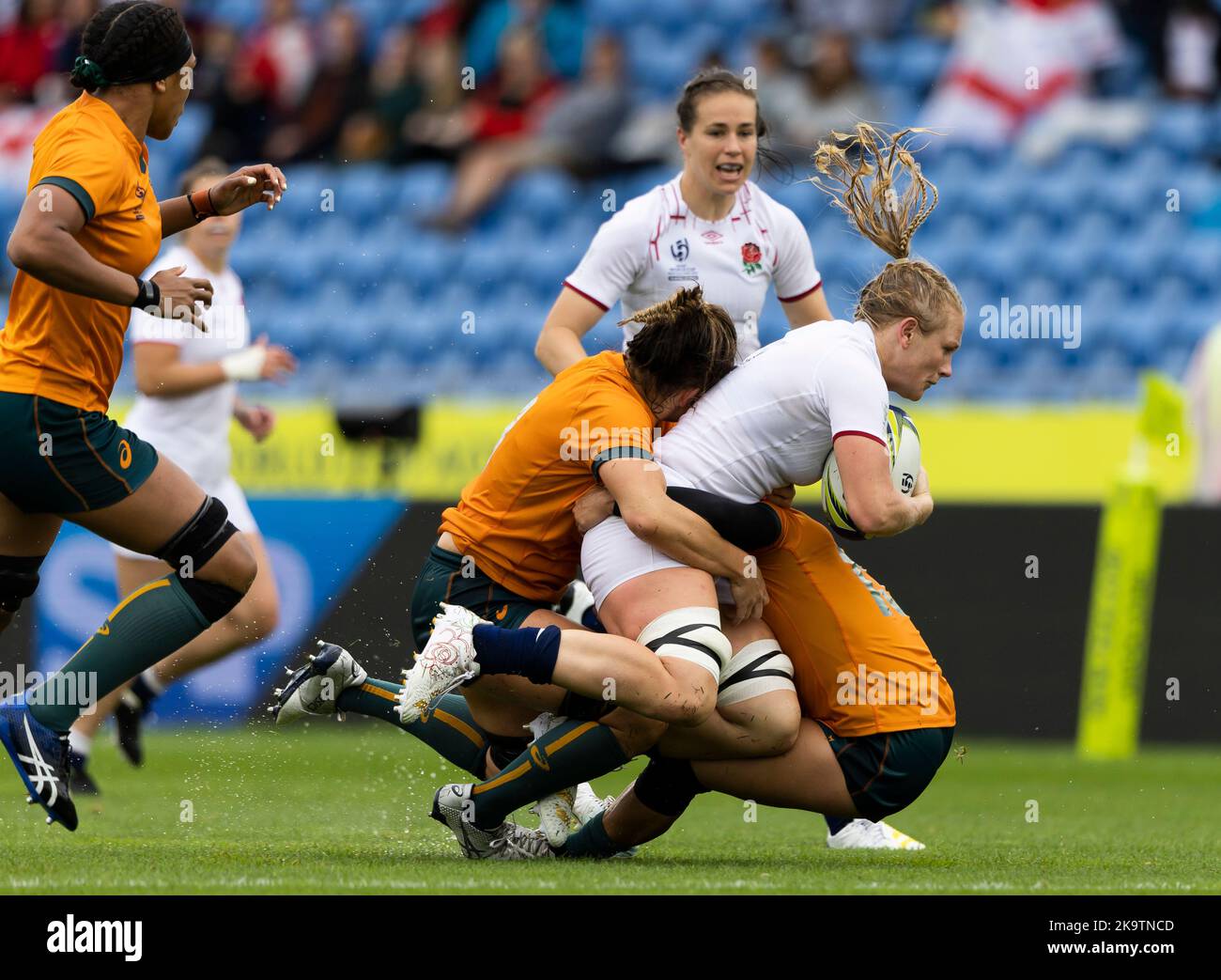 England's Alex Matthews during the Women's Rugby World Cup Quarter ...