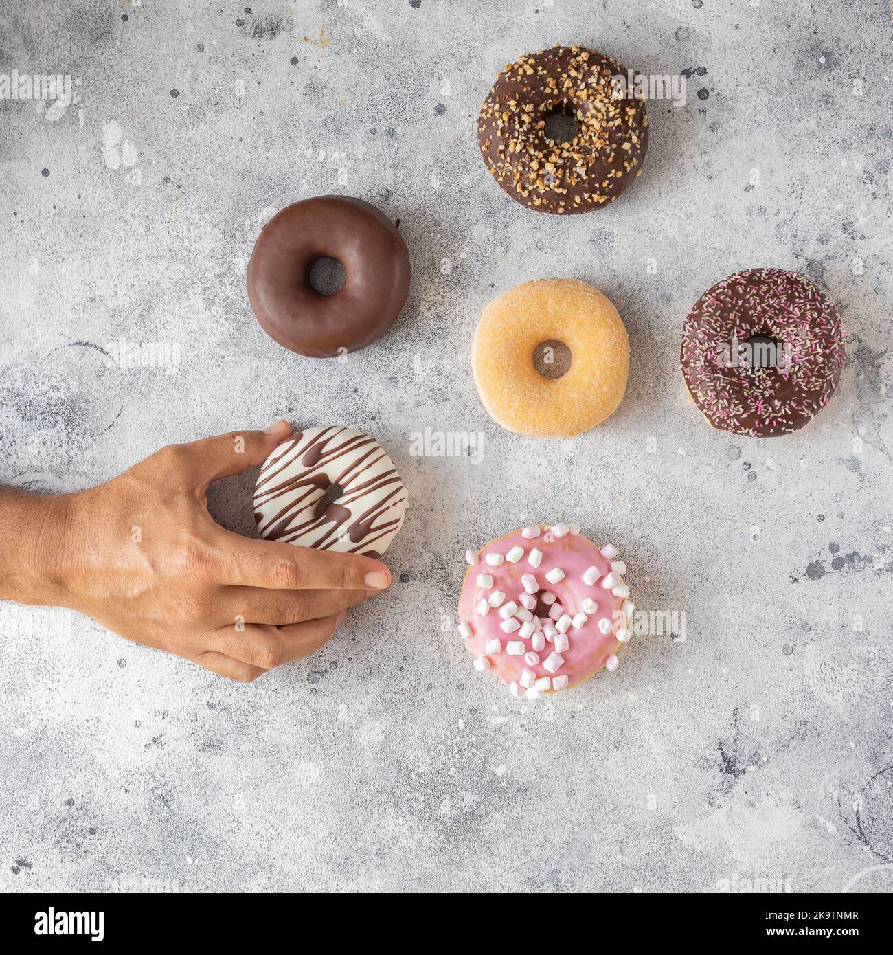 Donuts assortment hi-res stock photography and images - Alamy