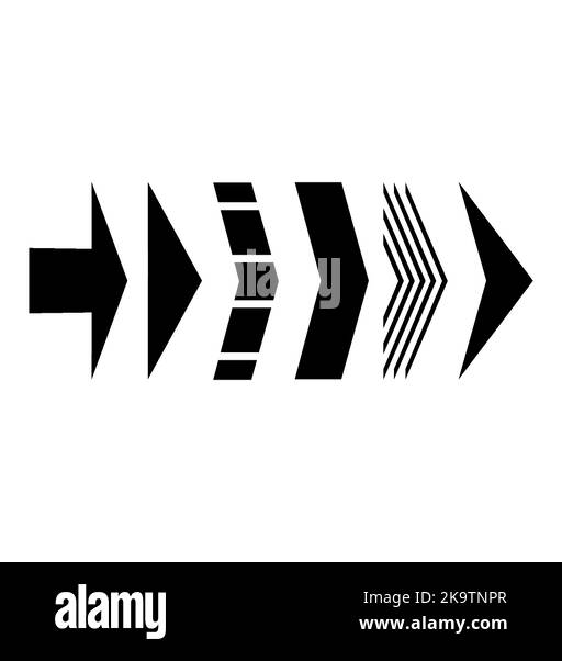 Set of black vector arrow.arrow vector illustration and colection ...