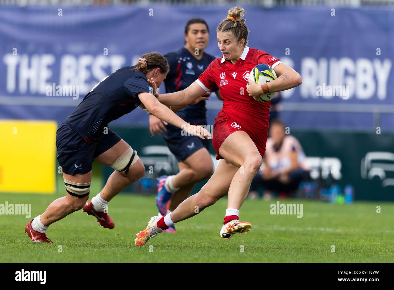 Canada's Maddy Grant during the Women's Rugby World Cup Quarter-final ...