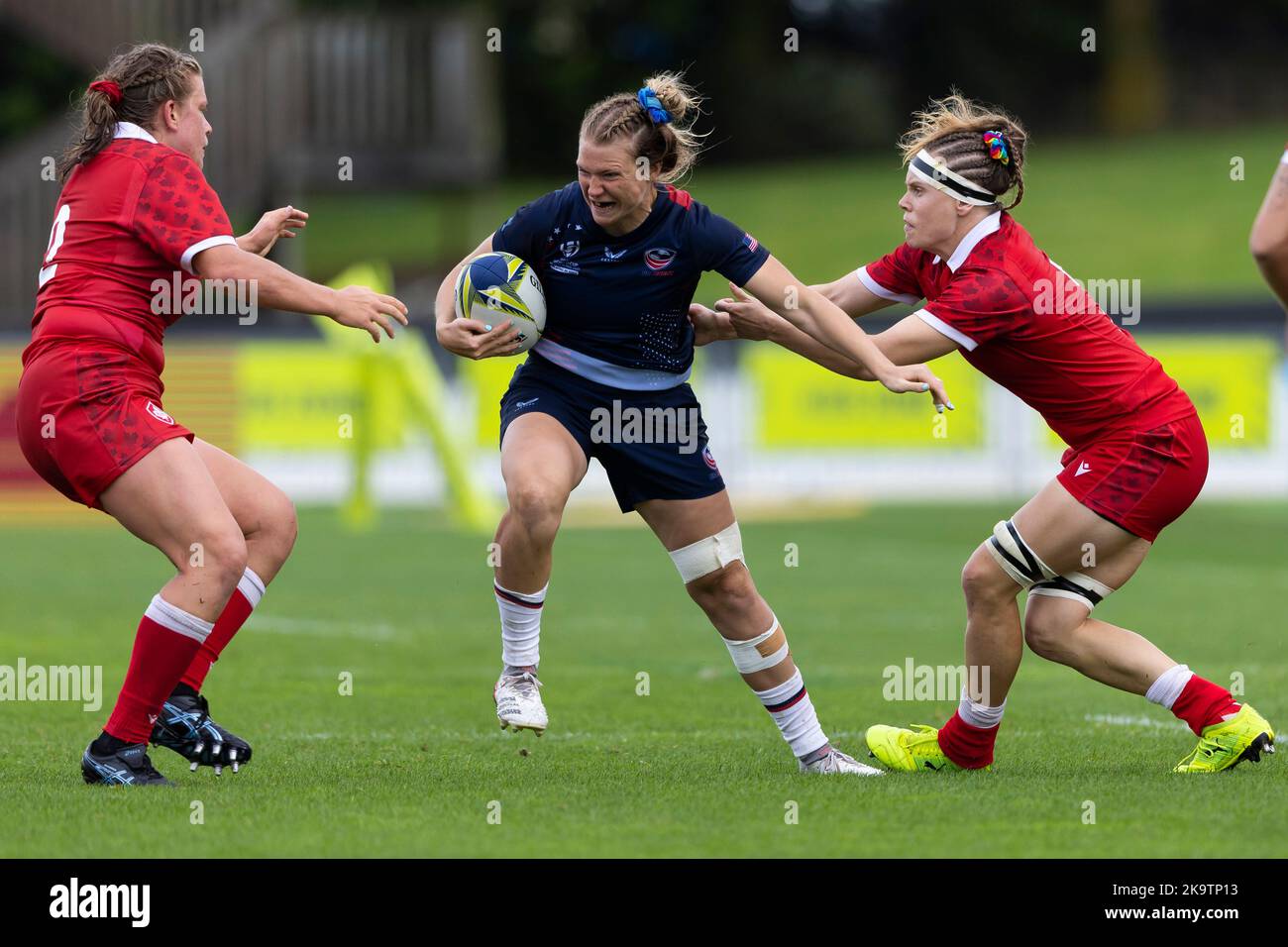 USA's Lotte Clapp during the Women's Rugby World Cup Quarter-final ...