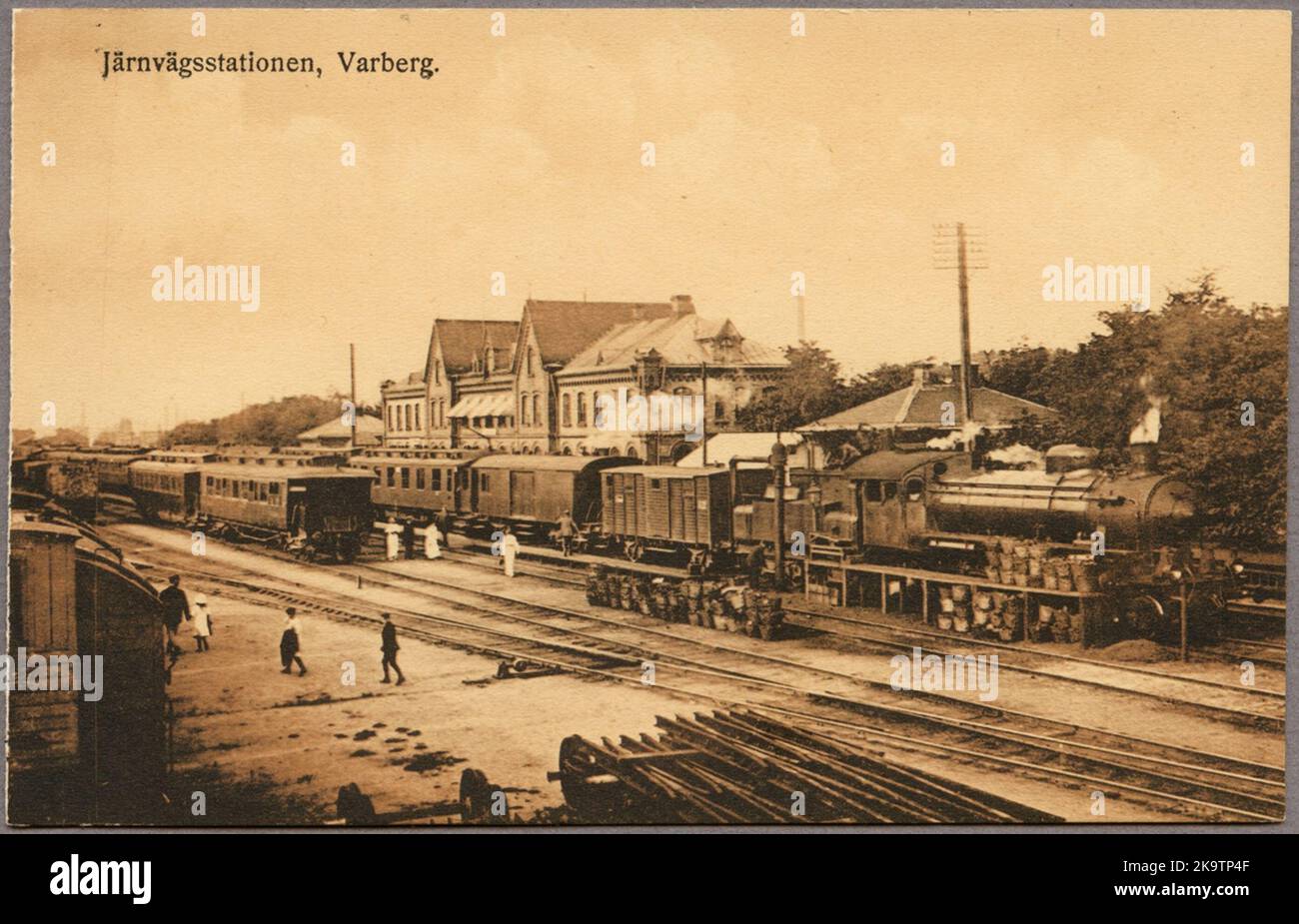 Varberg Railway Station Stock Photo - Alamy