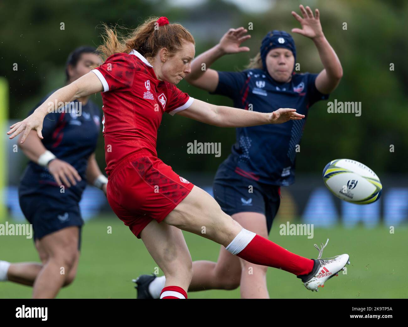 Canada's Alex Tessier during the Women's Rugby World Cup Quarter-final ...