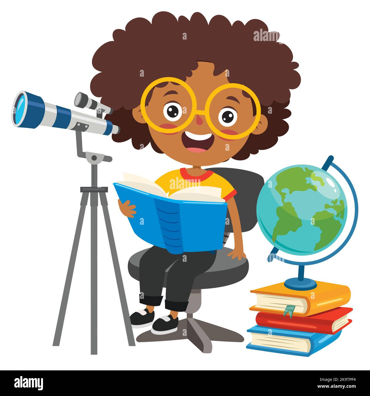Education Concept With Cartoon Student Stock Vector Image & Art - Alamy