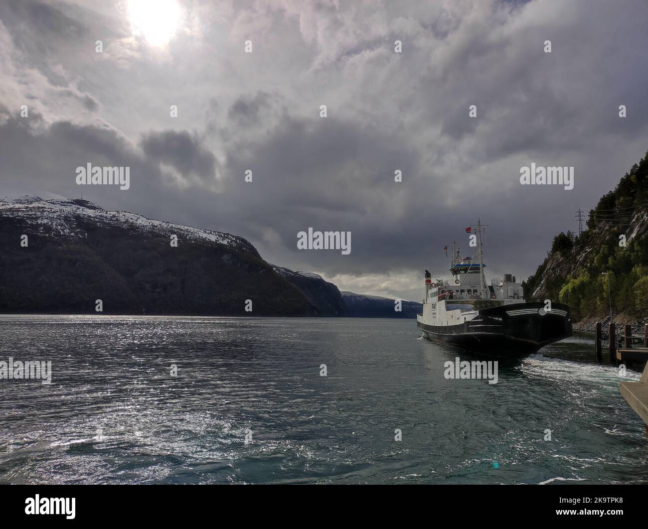 Linge, Norway - 6 May 2022: Linge Ferry Pier Stock Photo - Alamy