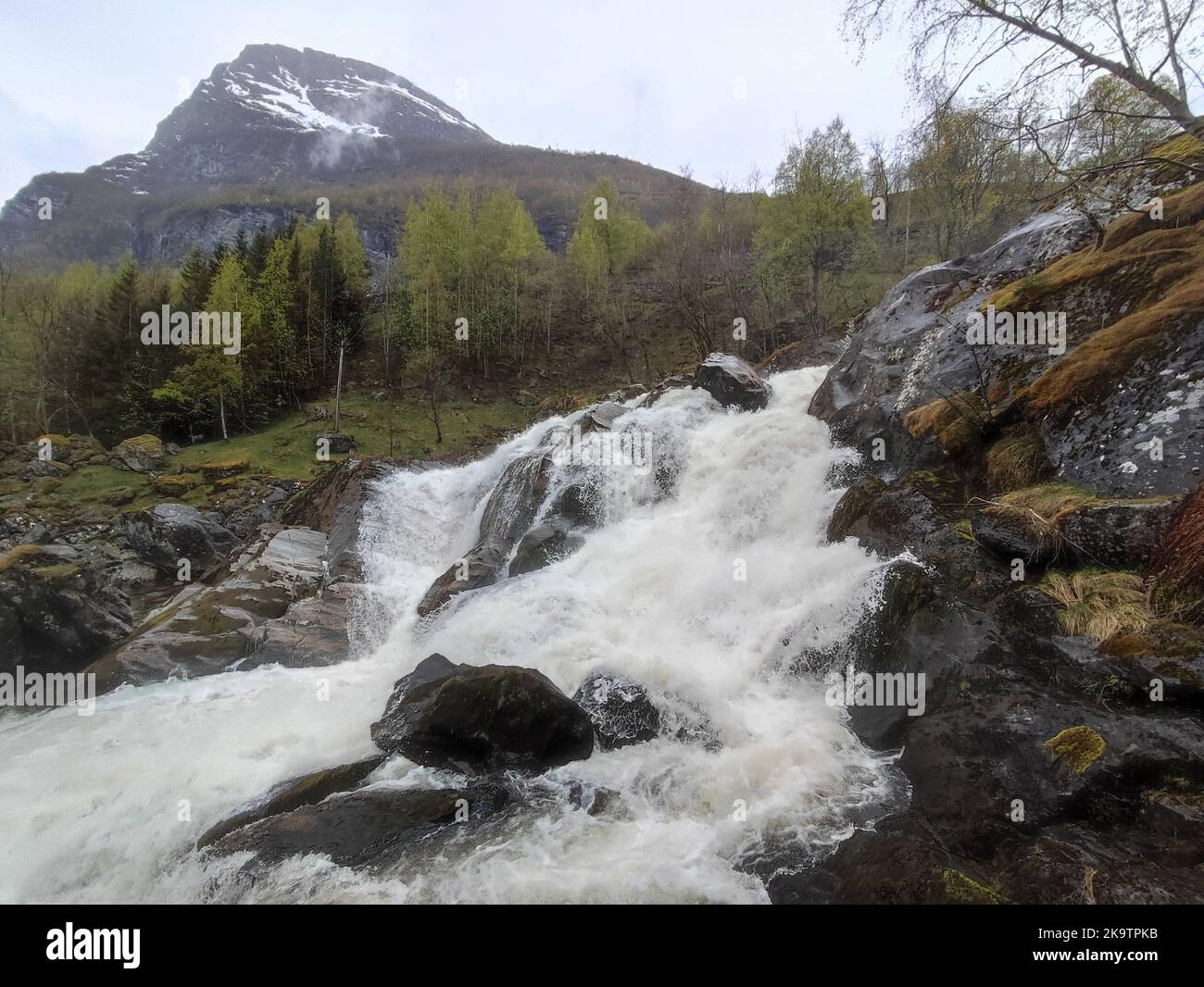 Geiranger waterfall hi-res stock photography and images - Alamy