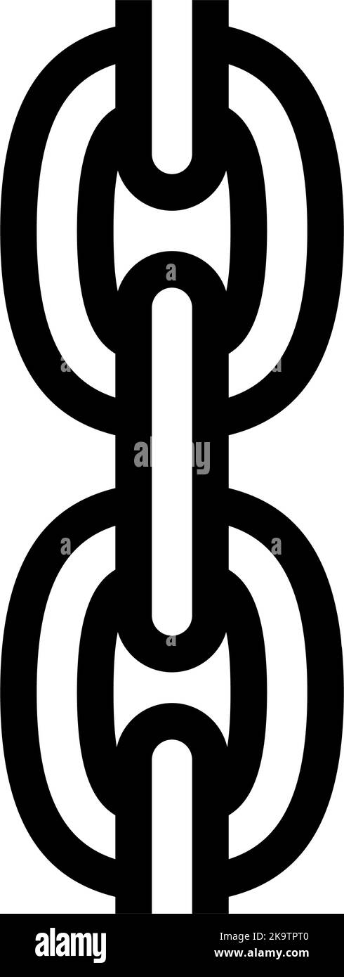 trace chain line icon vector illustration Stock Vector Image & Art - Alamy