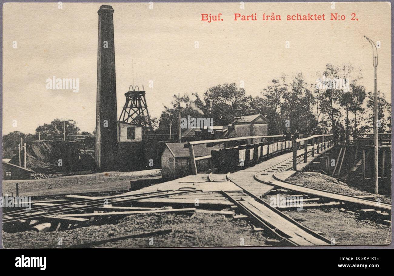 Bjuv's mine. Shaft number 2 Stock Photo - Alamy