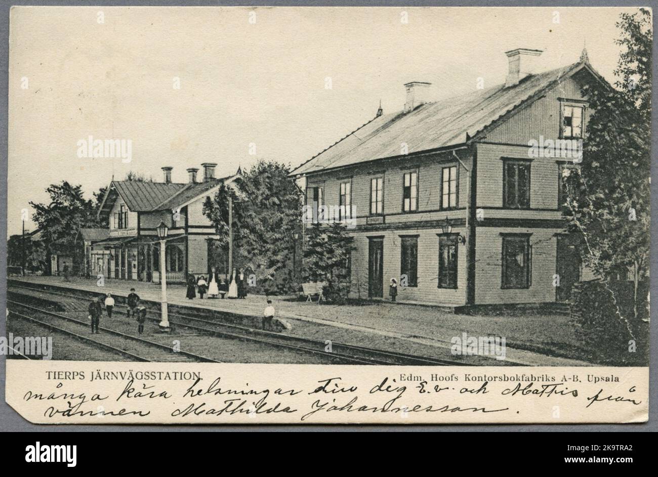 Tierp Railway Station Stock Photo - Alamy