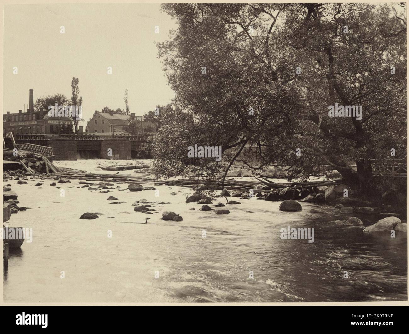 Table knife factory in Eskilstuna to the left in the picture around ...