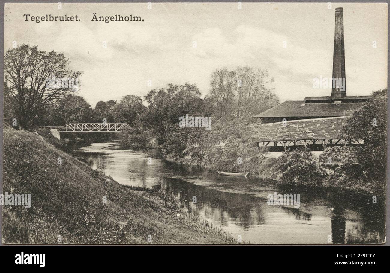 The brickworks Ängelholm Stock Photo - Alamy