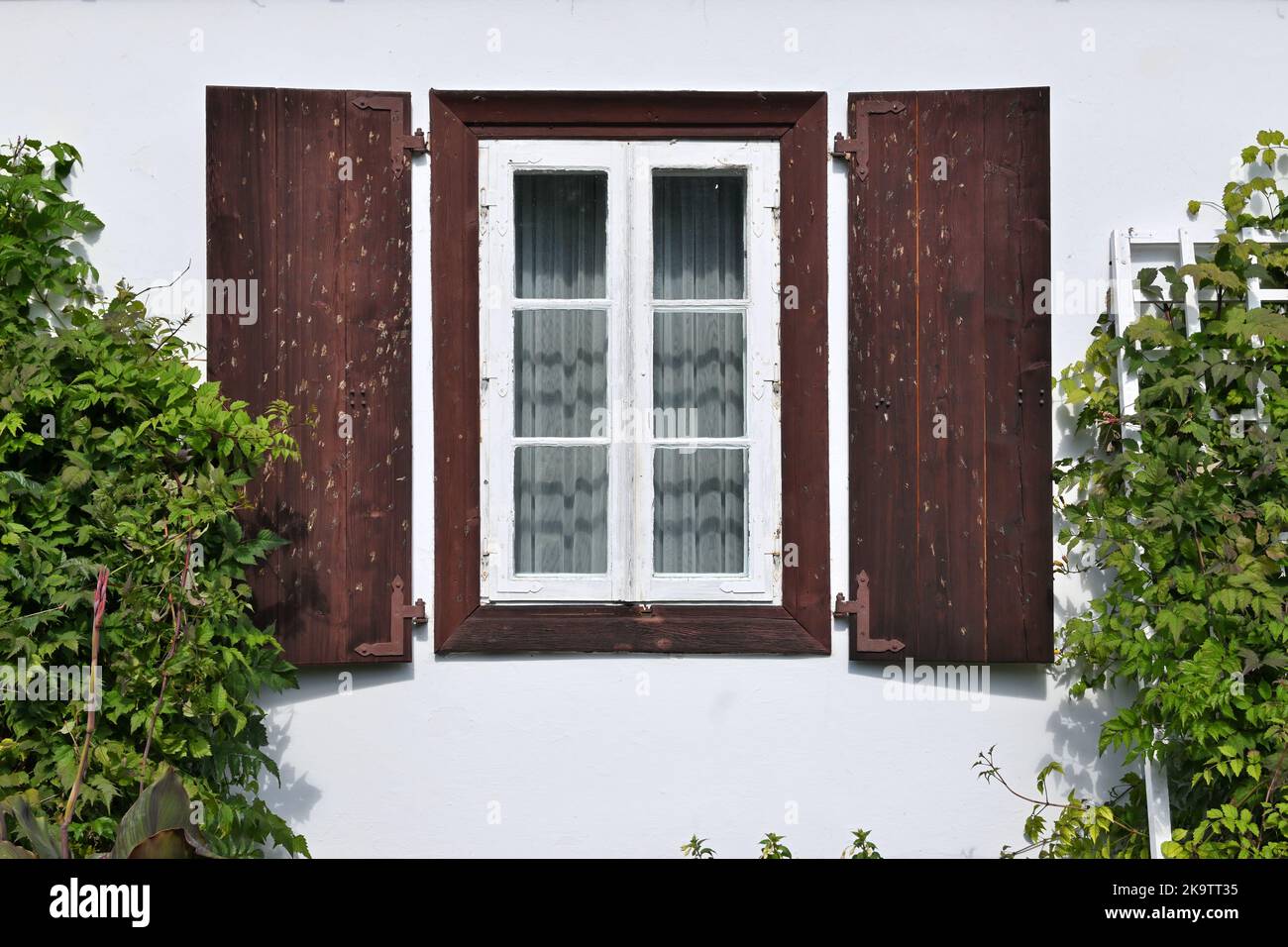 Lublin, Poland - September 13, 2022: Window of manor house in the ...