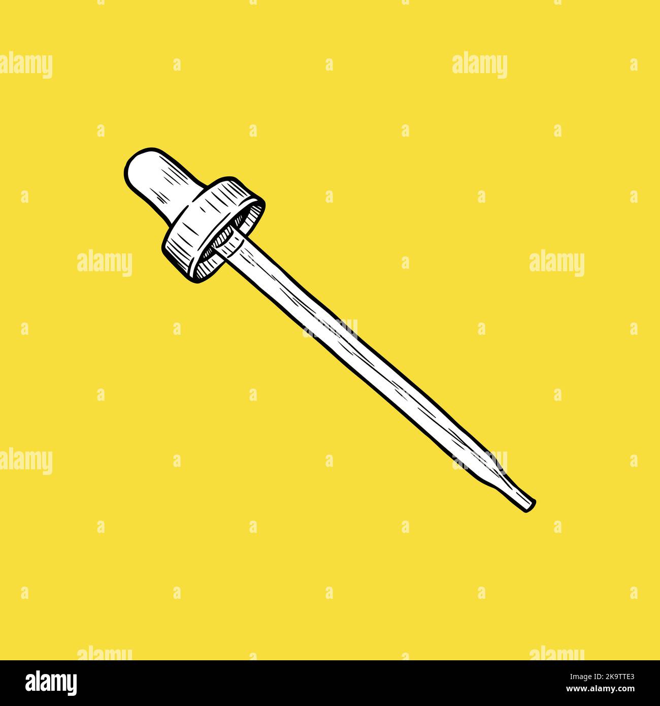 Illustration of Dropper. Hand drawn. - Vector Stock Vector Image & Art ...