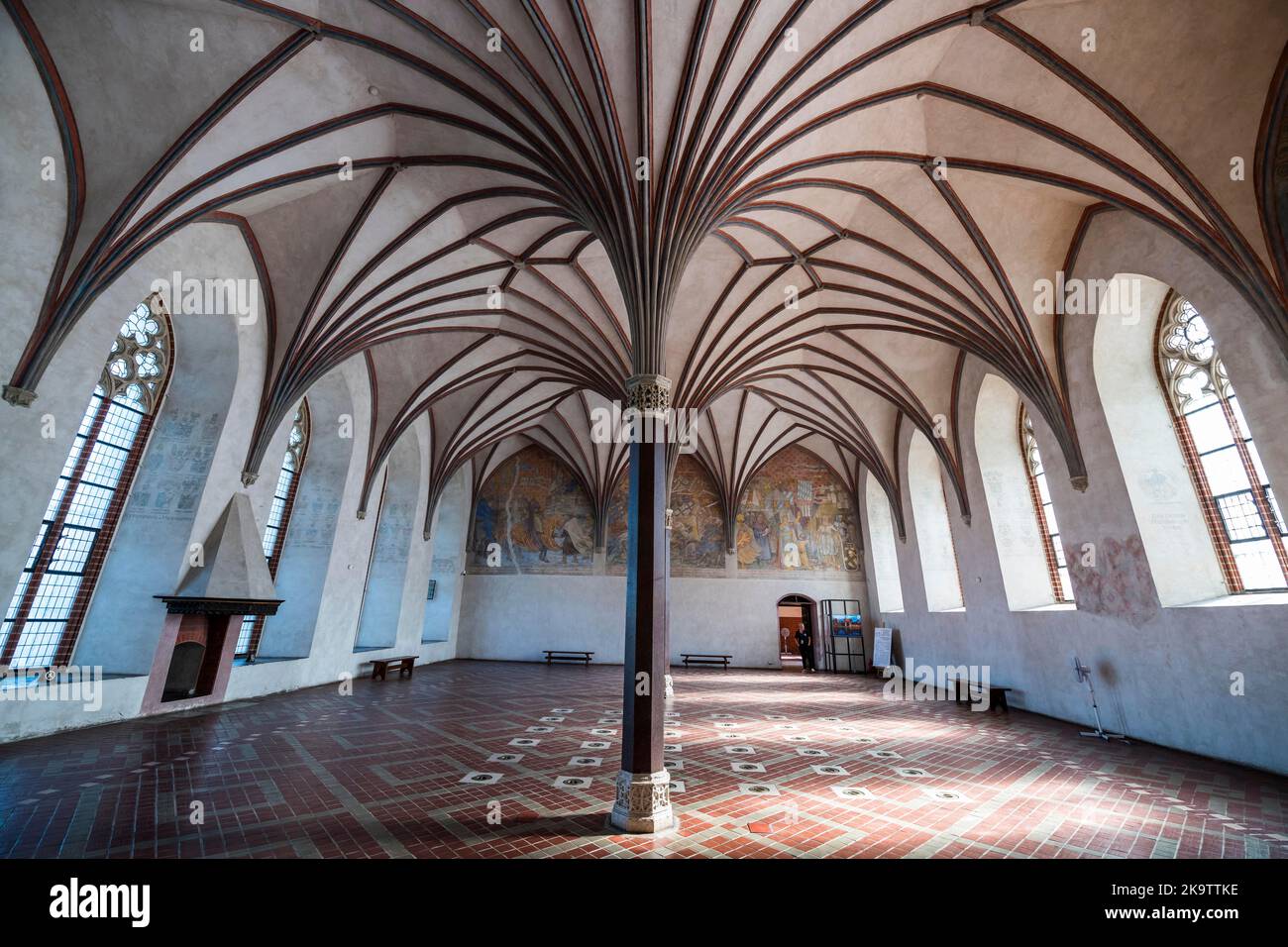 The Grand Refectory with Gothic rib fan vault, Unesco world heritage ...