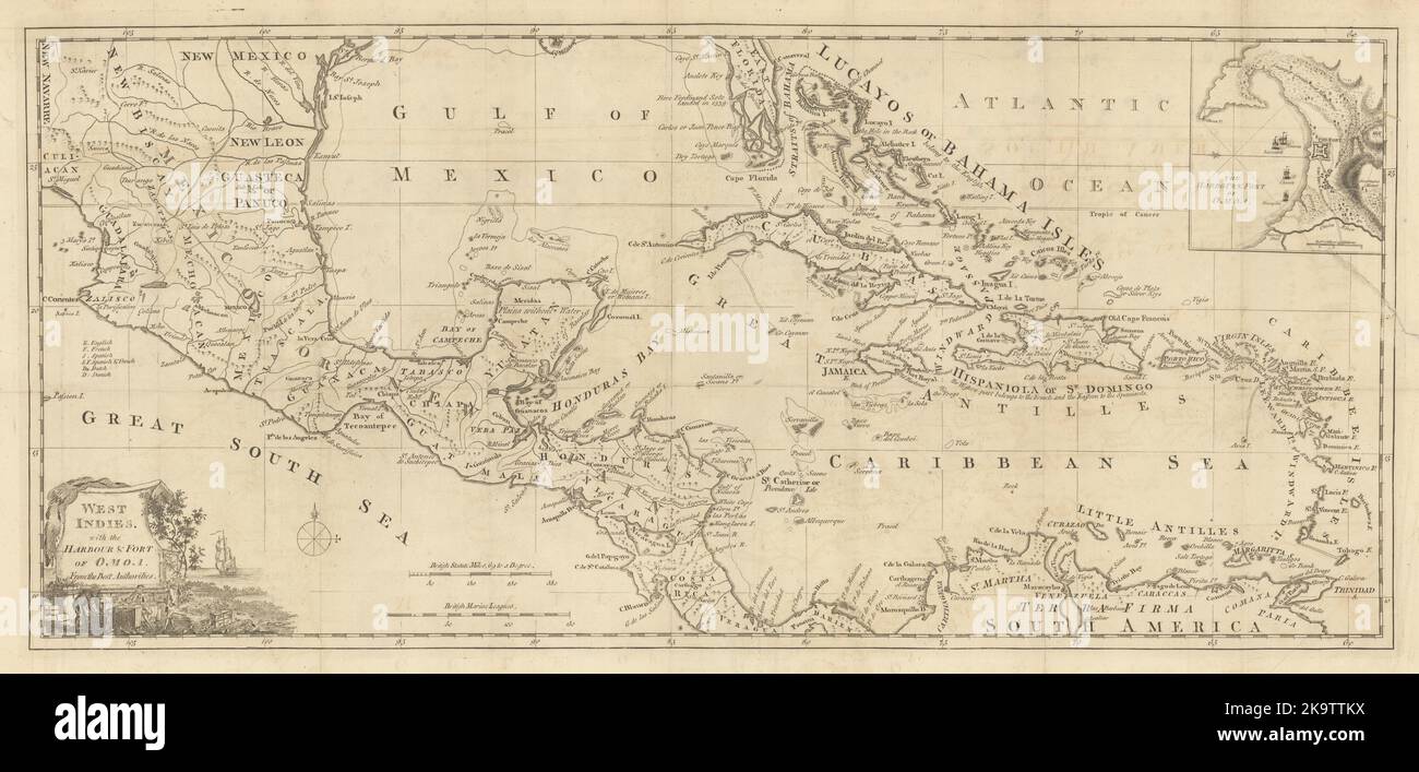 West Indies with the Harbour & Fort of Omoa from the best… JOHN LODGE ...