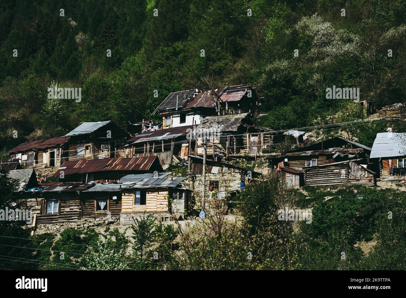 Poor neighborhood, slums, Slovakia Stock Photo - Alamy