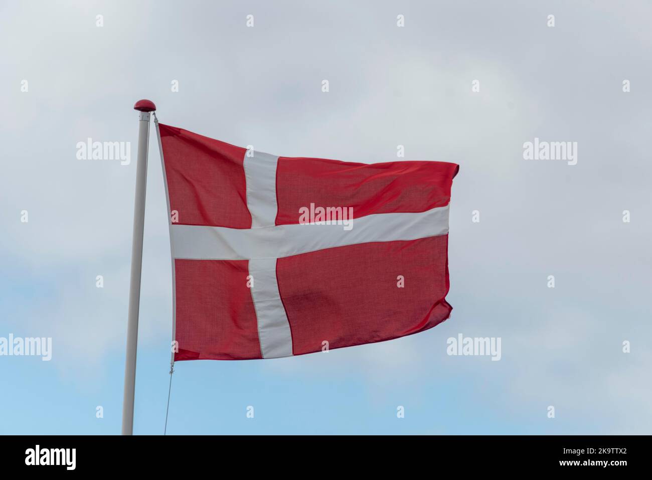 Denmark national flag hi-res stock photography and images - Alamy