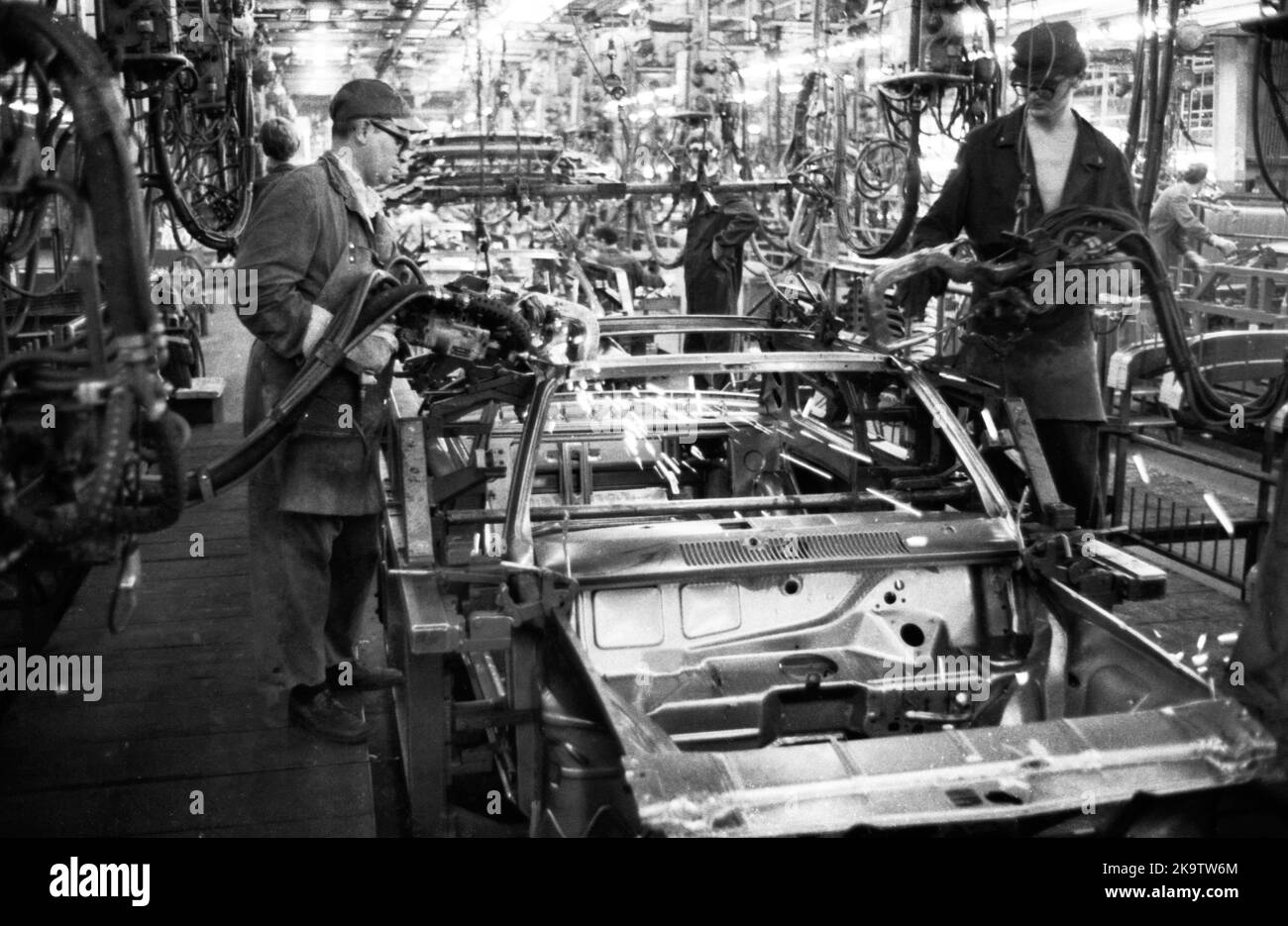 Car industry Black and White Stock Photos & Images - Alamy