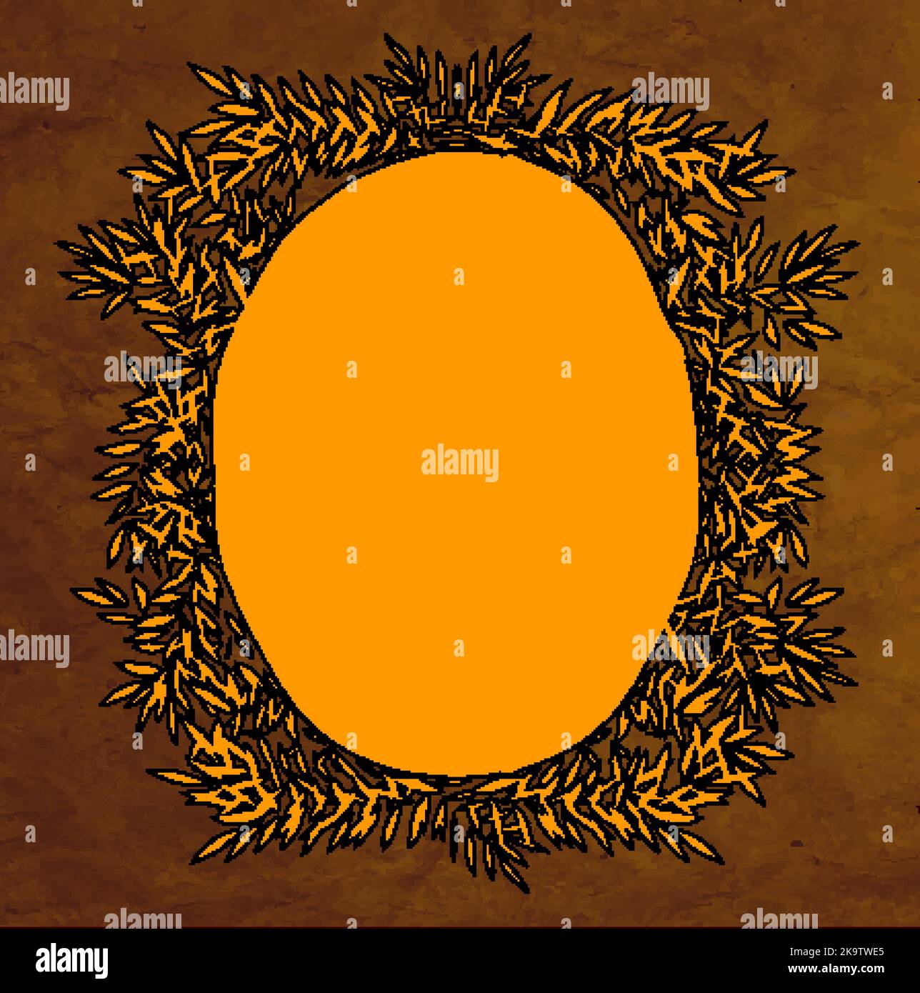 Abstract doodle frame or border. Element for design Stock Vector Image ...