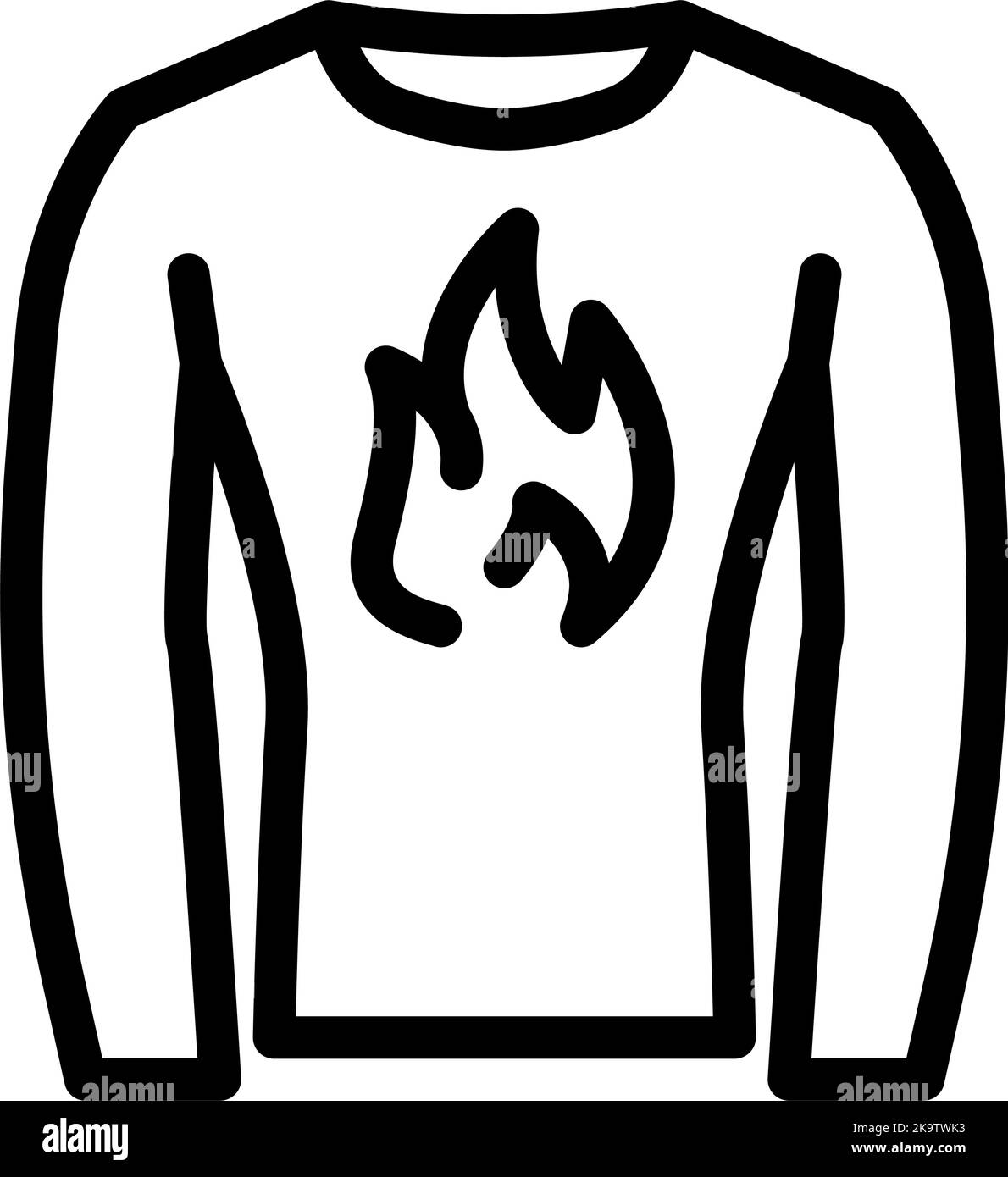 thermals motorcycle line icon vector illustration Stock Vector Image ...