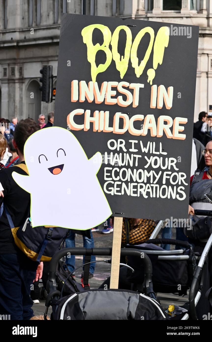 March of the Mummies a protest to demand better childcare, parental ...