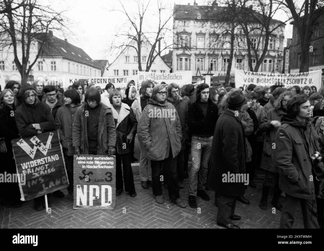 The 5th party congress of the radical right-wing NPD (National ...