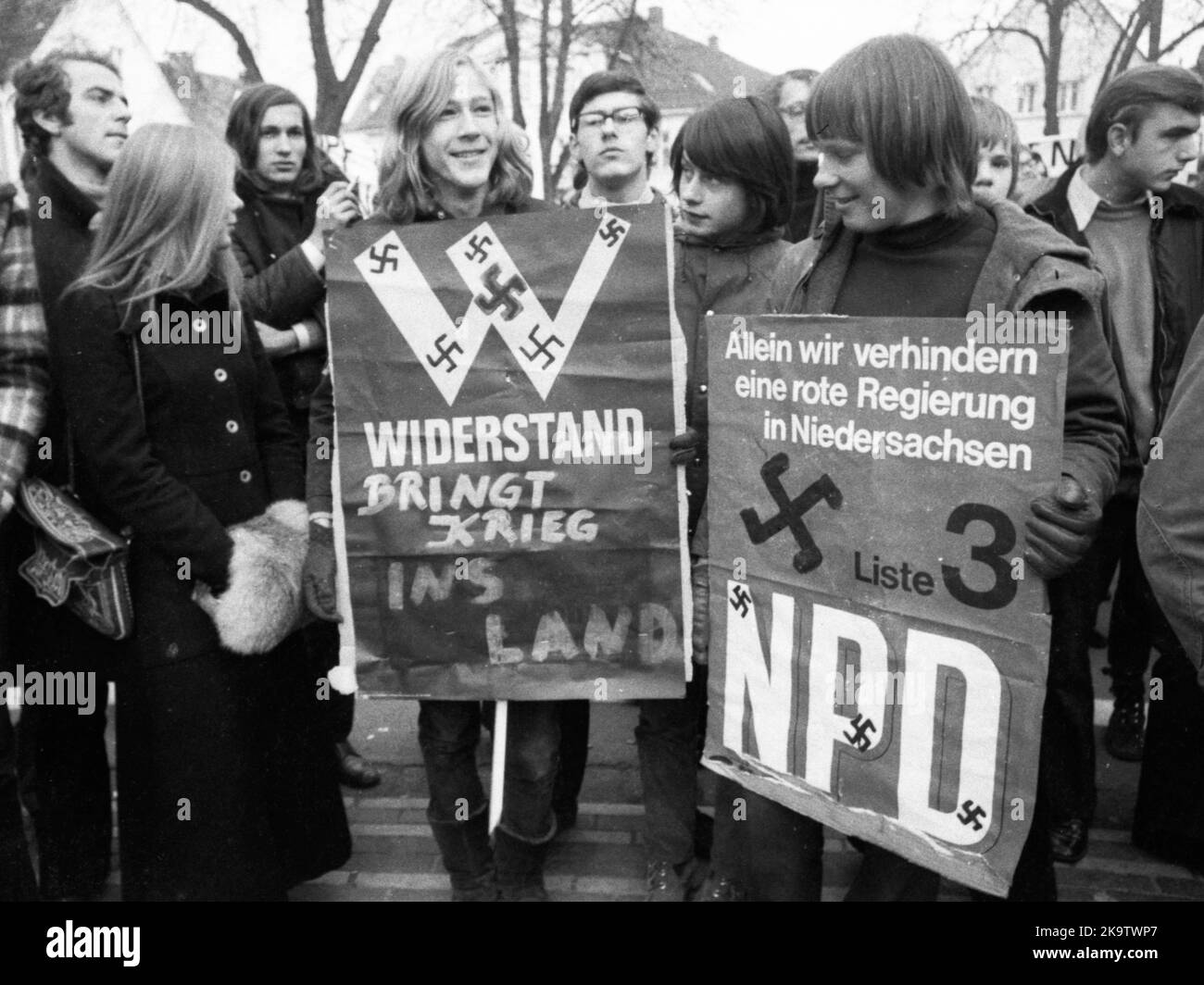 The 5th Party Congress Of The Radical Right Wing Npd National Democratic Party Of Germany In